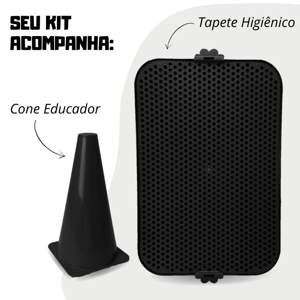 Kit Poste Postinho Educador Xixi Fácil + Tapete Xixi Dog Tapete ...