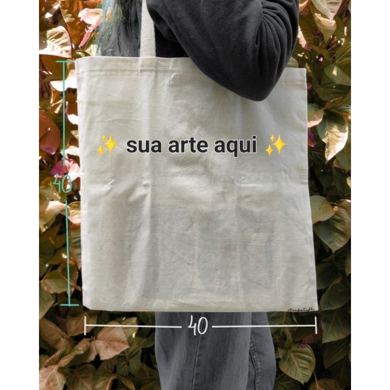 Ecobag 40x40cm — Escolha sua arte | Shopee Brasil