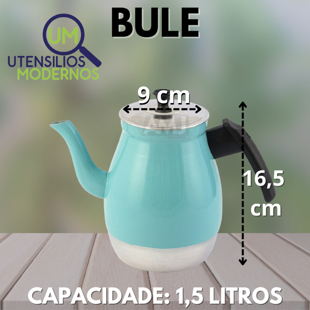Bule de Cafe Bule de cha Bule de Aluminio Tiffany nº18 1,5 Litros ...