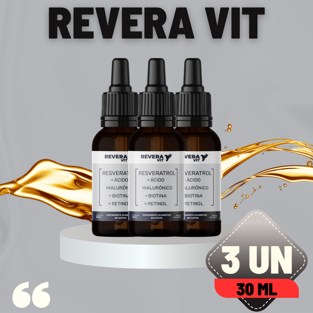 3 Revera Vit Original 30ml Super potente | Shopee Brasil