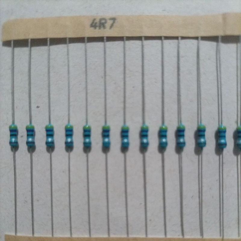 Resistor 4R7 1/4w 5% (20 Unidades) | Shopee Brasil