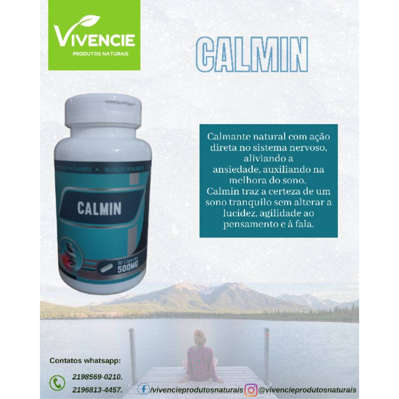Calmin 90 Cápsulas. | Shopee Brasil