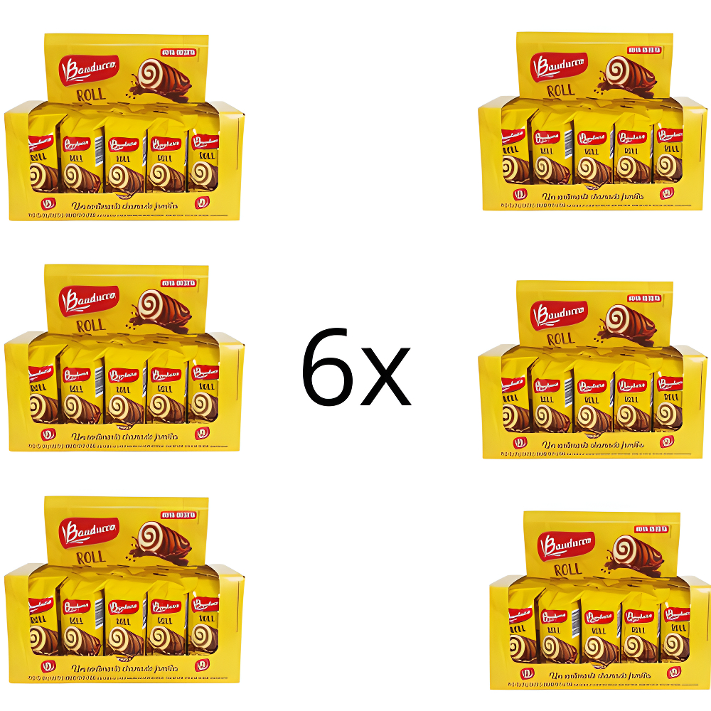 Kit Bolinho Bauducco Roll com 6 Display de 15 unidades cada | Shopee Brasil