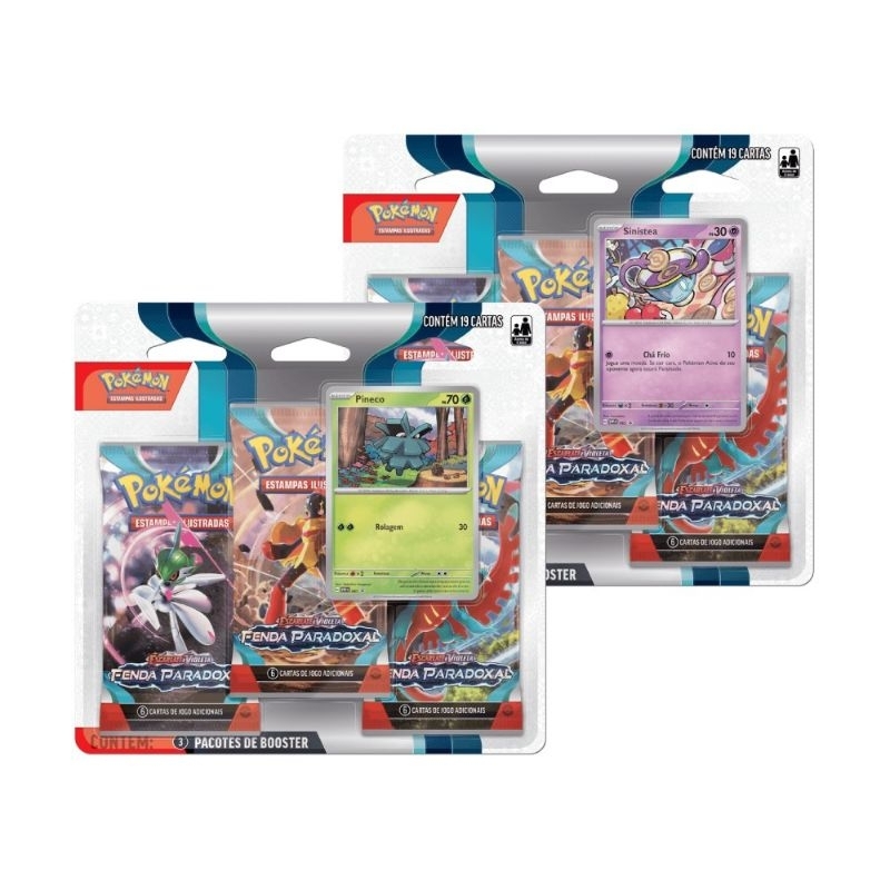 Fenda Paradoxal Pokémon - Triple Pack Triplo Copag original português ...