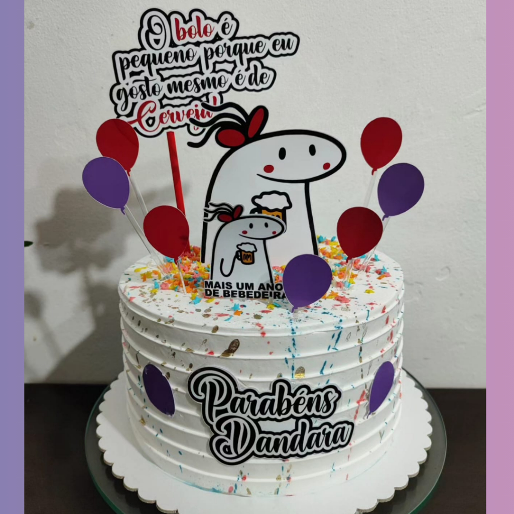 Topo de bolo Flork | Shopee Brasil