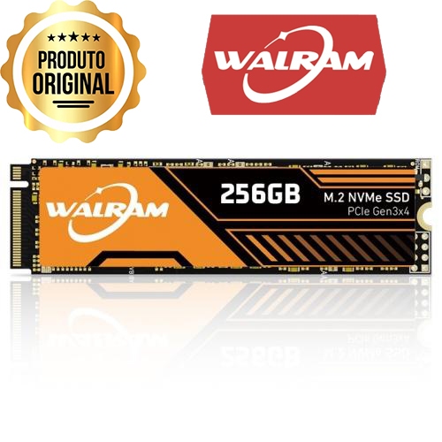 SSD 256Gb Wallram Nvme M.2 Pc/Notebook Pcie Gen3x4 | Shopee Brasil