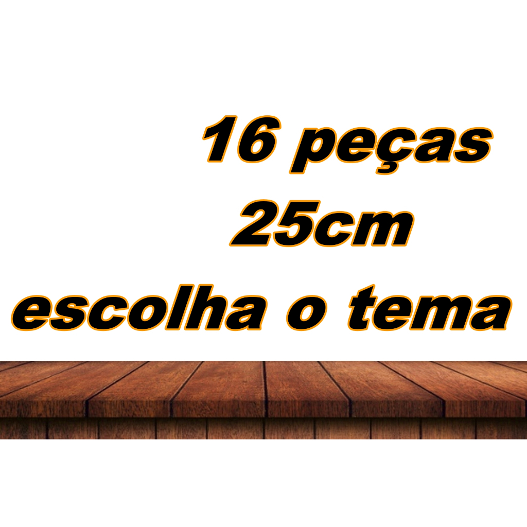 kit display 20cm 16 peças | Shopee Brasil