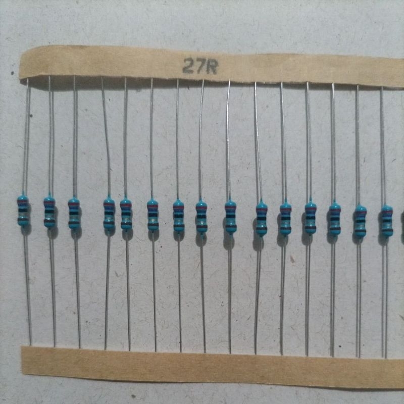 Resistor de 27R (20 Unidades) 1/4w 5% | Shopee Brasil