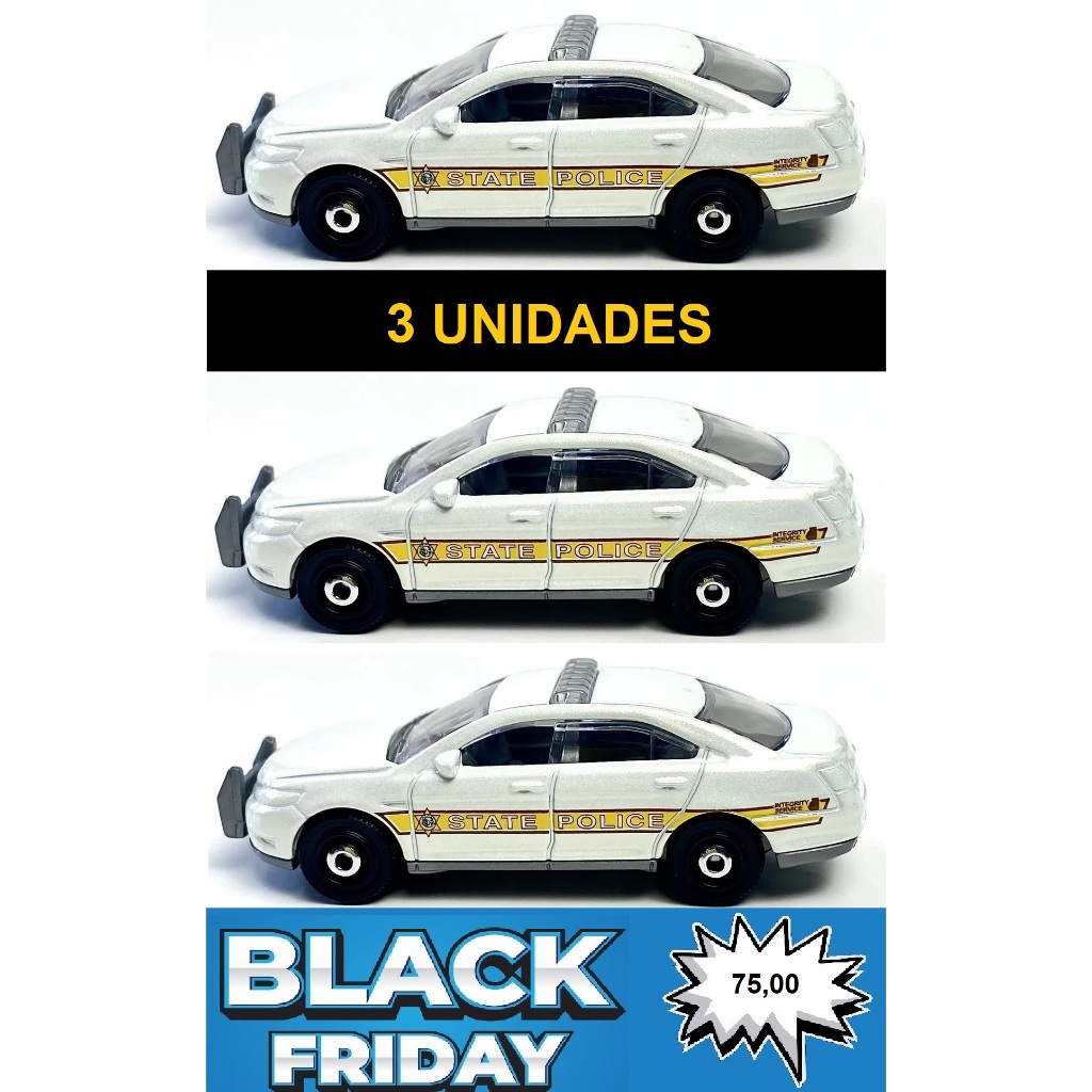 Miniaturas Ford Taurus "State Police" 1:64 - Matchbox | Shopee Brasil