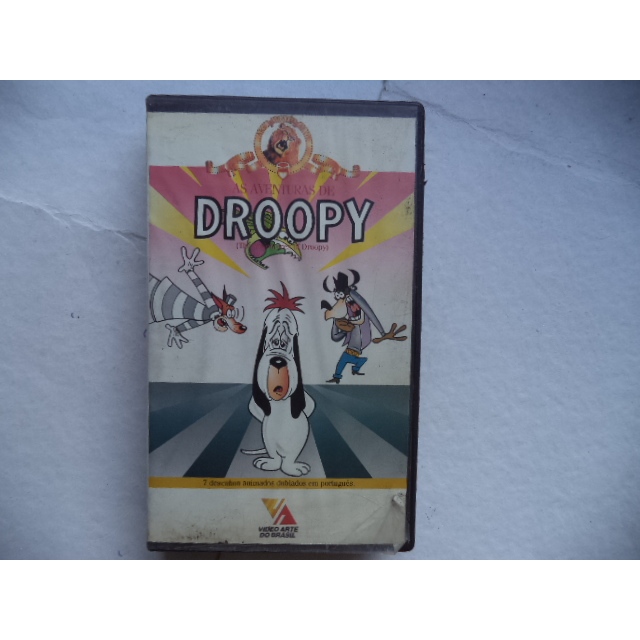 Fita Vhs As Aventuras de Droopy Original Dublado | Shopee Brasil
