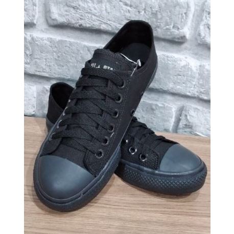 TENIS ALL STAR CB LONA BLACK E VULCANIZADO | Shopee Brasil