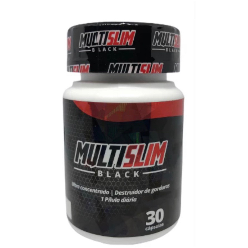 Suplemento Em Cápsulas Multislim Black original | Shopee Brasil