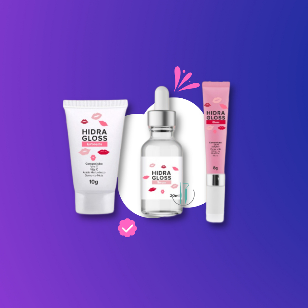 Kit Hidra Lips Glow Acido Hialuronico Revitalização Hidratação ...