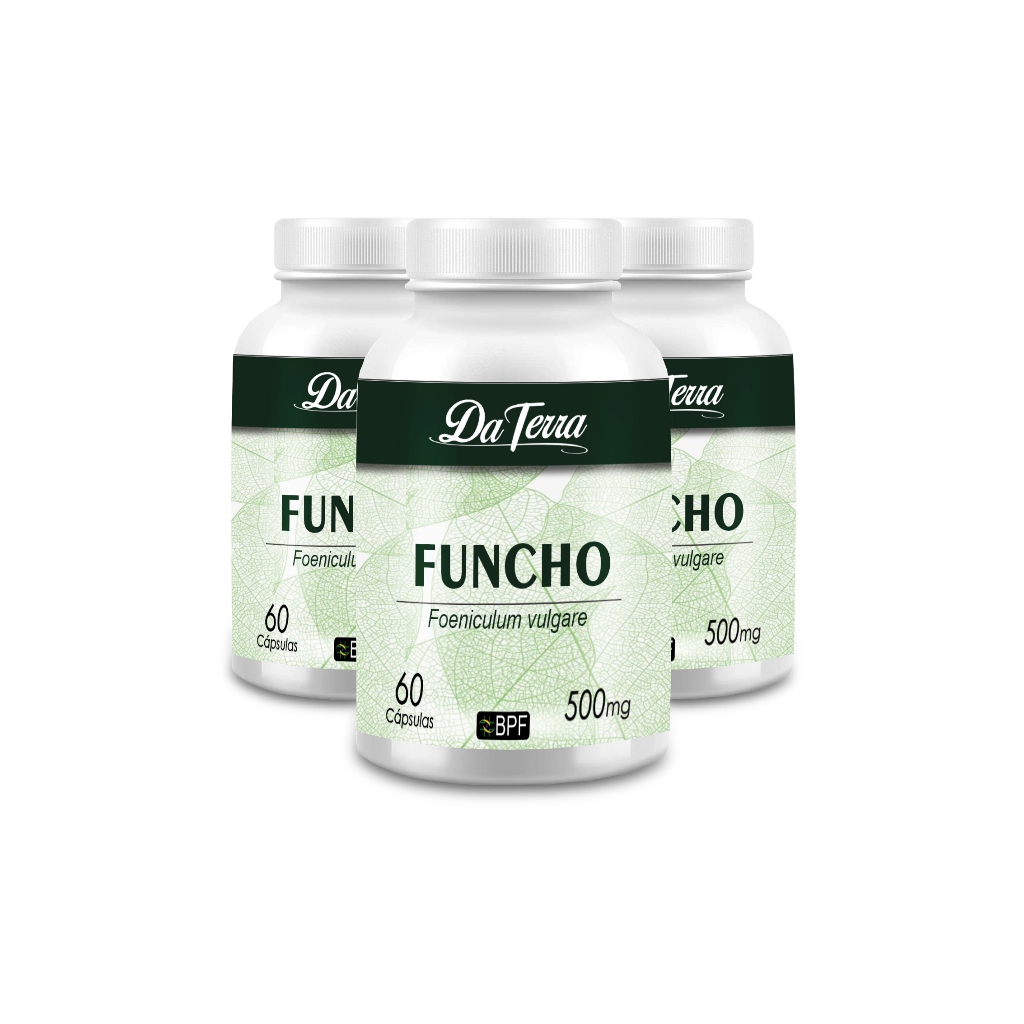 Funcho Alivia Cólica e Ajuda na Digestão Suplemento Natural 3 Frascos ...
