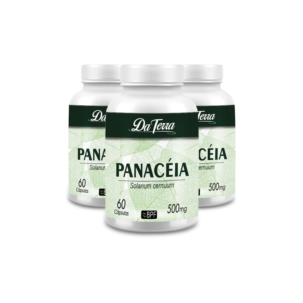 Para Tudo (Panacéia) Pacéia Pura 180 Cápsulas / 500mg Multi Funcional ...
