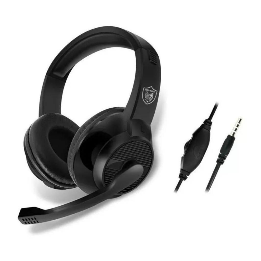Headset Gamer GM-001 Wired Com Microfone Entrada P2 | Shopee Brasil