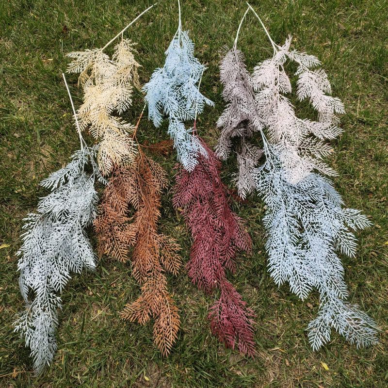 Galho Agulha de Pinheiro Galho Artificial 106cm - RS-742 | Shopee Brasil