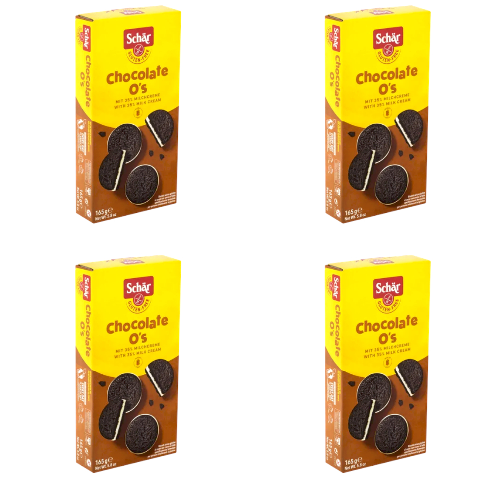 Kit 4 Chocolate OS Biscoito de Chocolate com Recheio de Baunilha 165 g ...