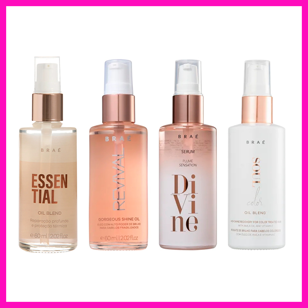 Braé Óleo Capilar (Gorgeous Shine Oil Revival, Plume Sensation Divine ... Braé Óleo Capilar (Gorgeous Shine Oil Revival, Plume Sensation Divine ...