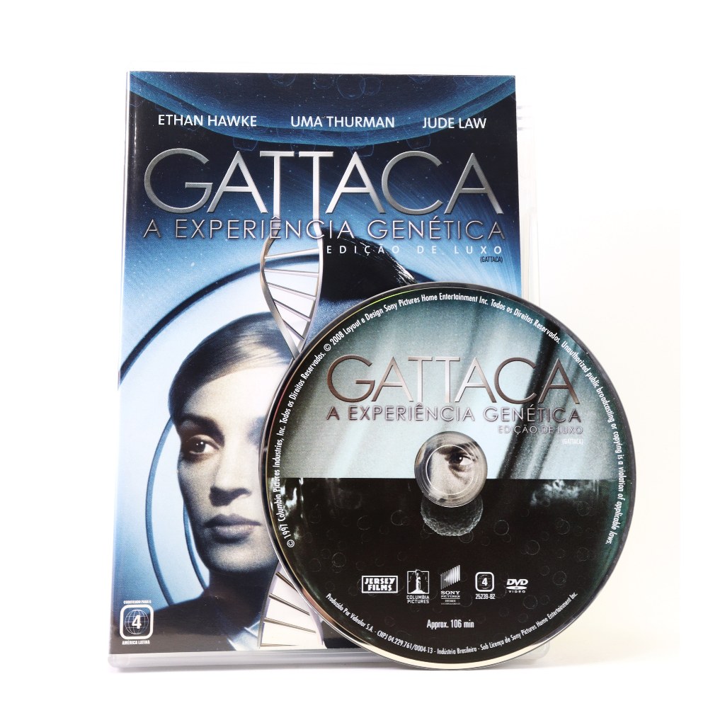 DVD Gattaca - A Experiência Genética Com Ethan Hawke Uma Thurman Jude ...