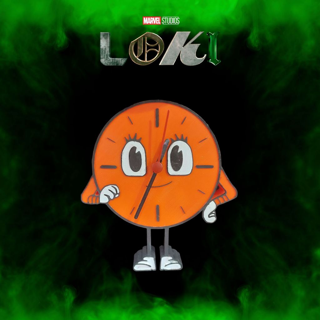 Relógio Senhorita Minutos Loki 3D | Shopee Brasil