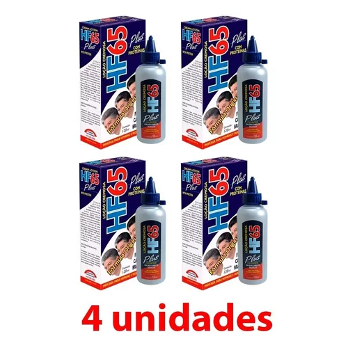 Kit com 4 Loção Restauradora de Cor Capilar Cremosa HF65 Plus Pepilon ...