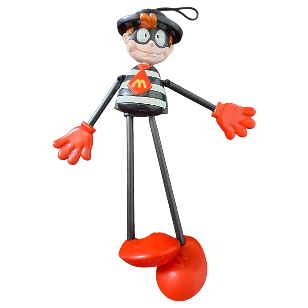 Brinquedo Boneco Papa Burguer articulado antigo coleção Mc Lanche feliz ...