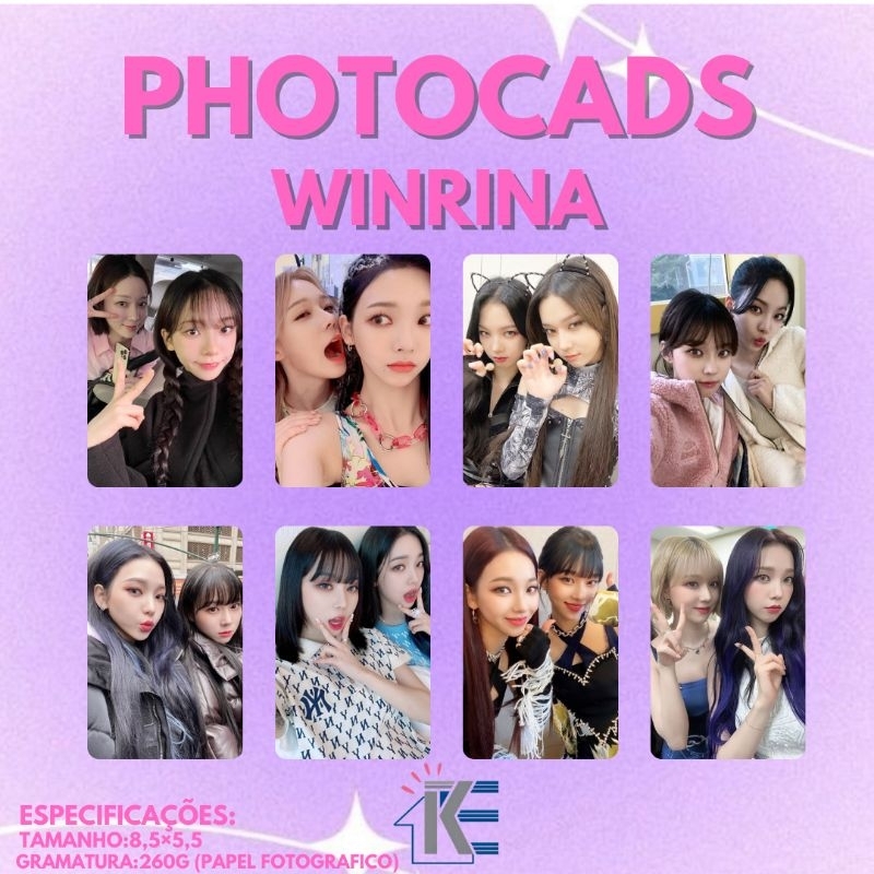 Kit de Photocards Winrina Aespa Winter Karina Kpop | Shopee Brasil