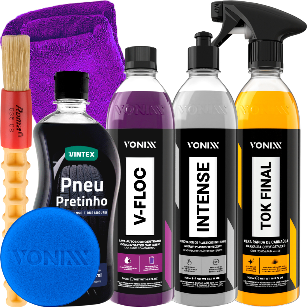 KIT SHAMPOO V-FLOC CERA TOK FINAL REVITALIZADOR INTENSE VONIXX PRETINHO VINTEX | Shopee Brasil