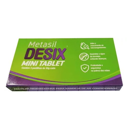 Pastilha Higienizadora Desix 3 Tablet Ar Condicionado 30g | Shopee Brasil