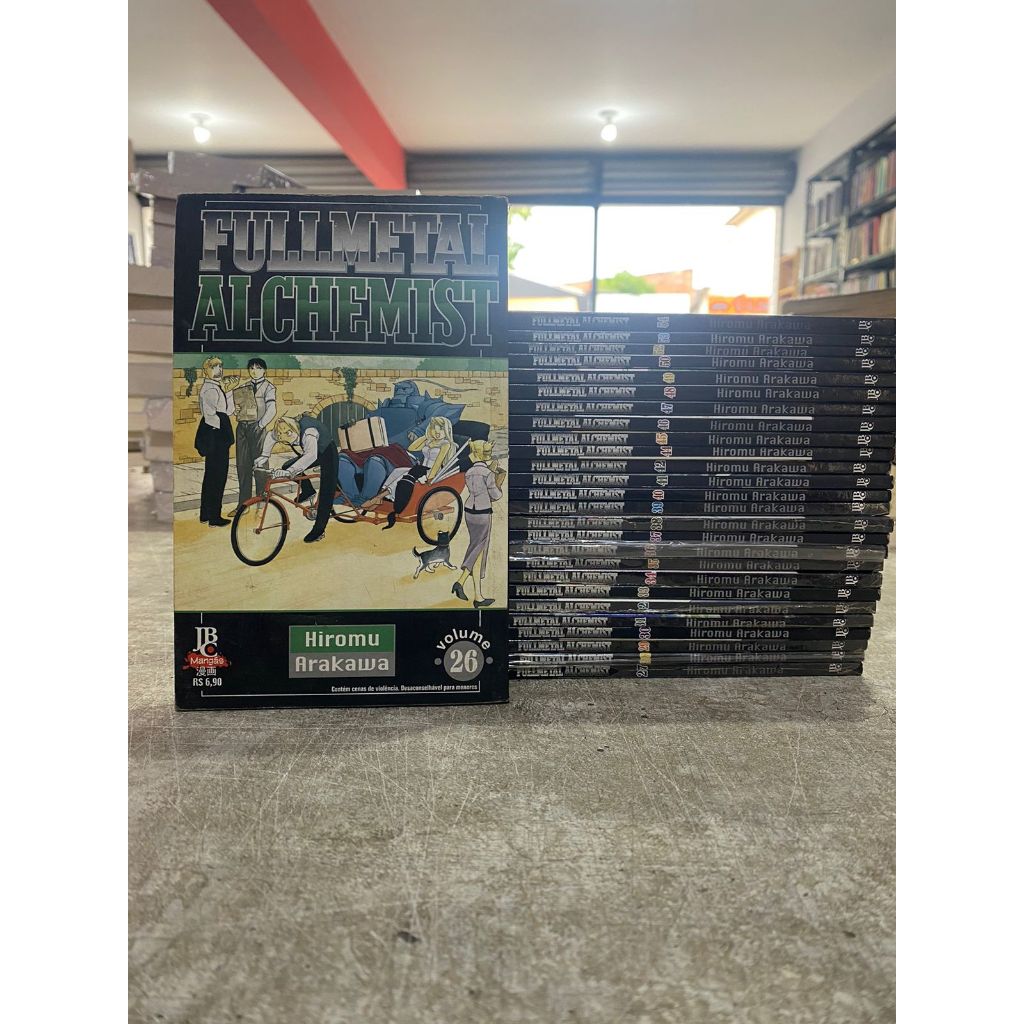 Fullmetal Alchemist Vol.26 ao Vol.54 | Shopee Brasil