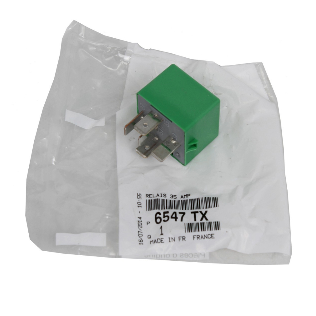 Rele Verde 35AMP 5 Pinos 6547TX Peugeot Citroen Original | Shopee Brasil