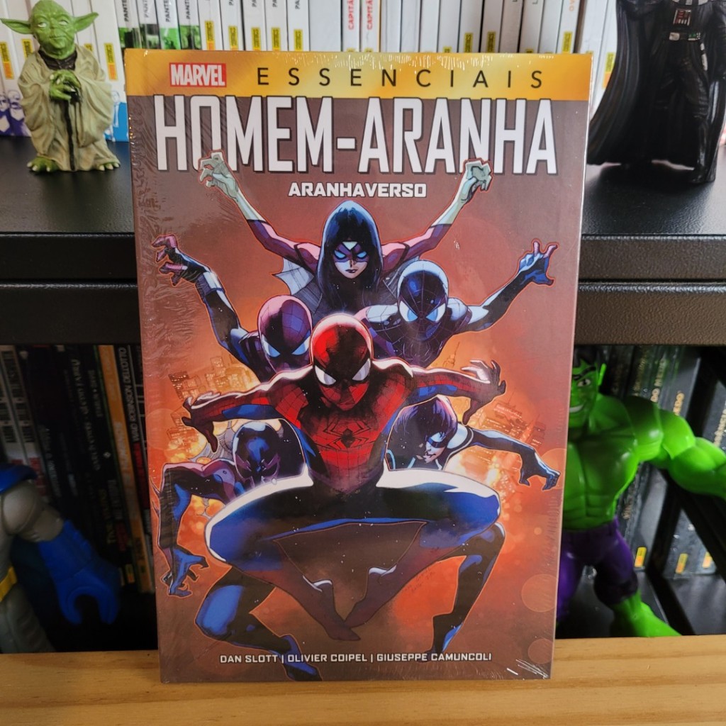 HQ Homem-Aranha Aranhaverso Marvel Essenciais (Capa Dura) Dan Slott | Shopee Brasil