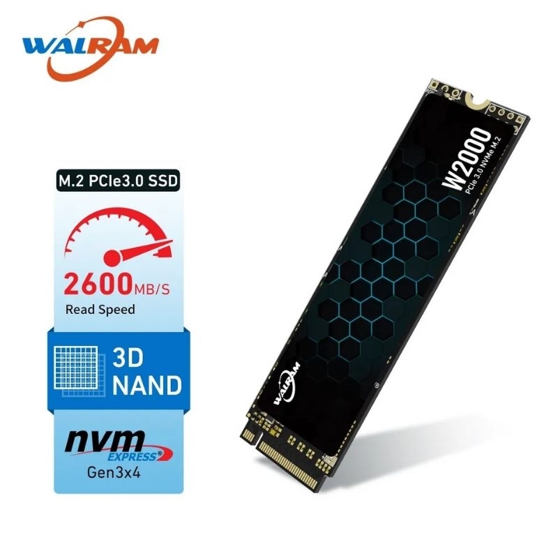 Ssd M2 Nvme 256gb W2000 Walram - Envio Imediato | Shopee Brasil