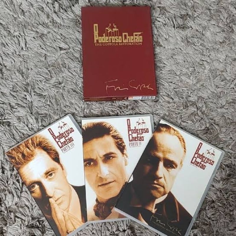 BOX 3 DVDs Trilogia O PODEROSO CHEFÃO 1,2 e 3 Filmes | Shopee Brasil