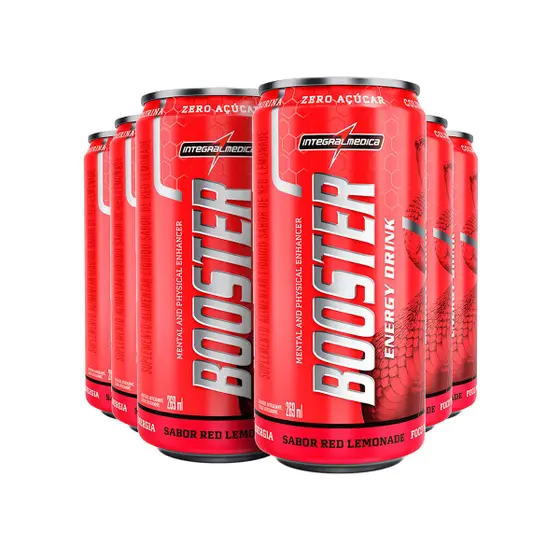 Booster Energy Drink (269ml) - Pack com 6 unidades - Integralmédica ...