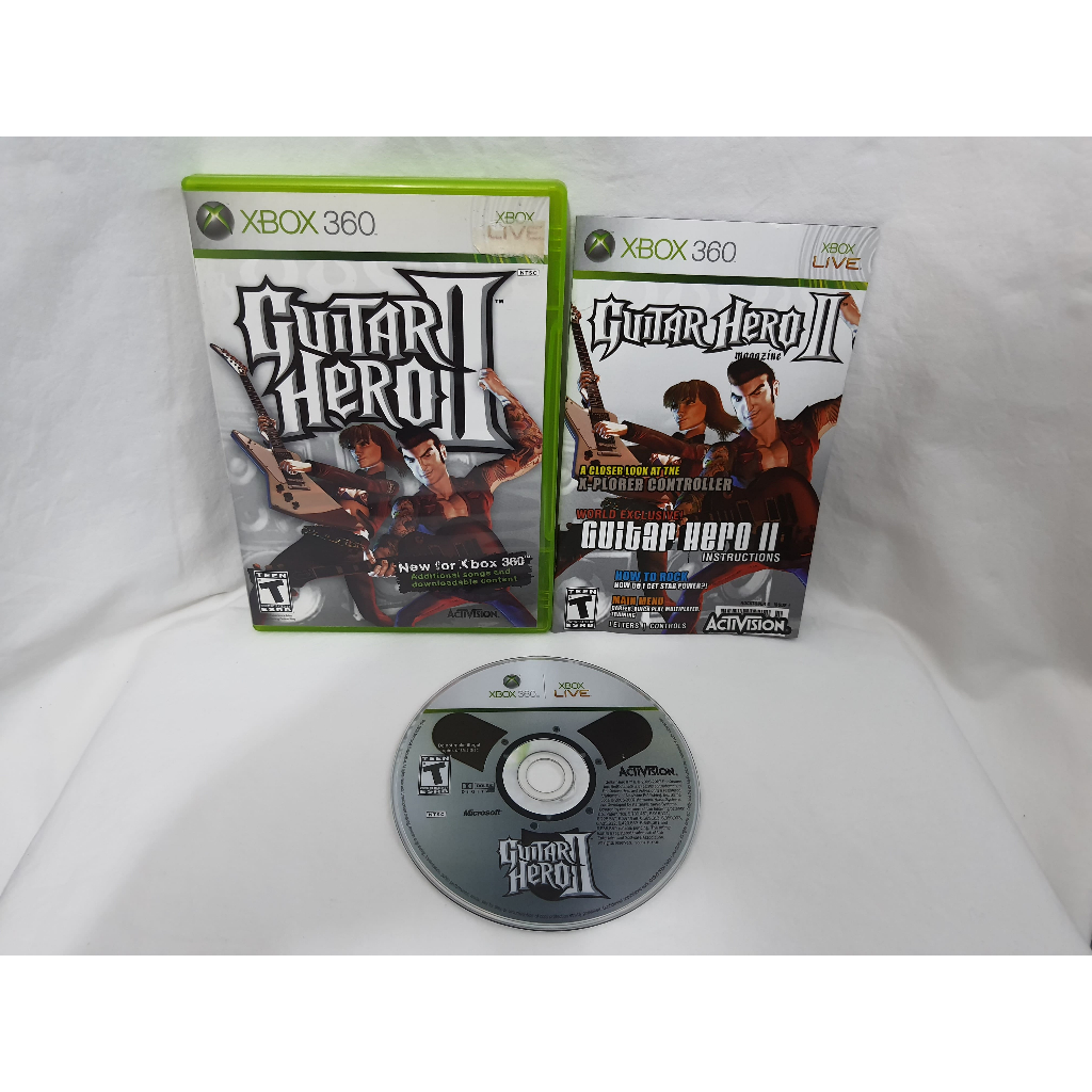 Guitar Hero 2 - Xbox 360 Original | Shopee Brasil