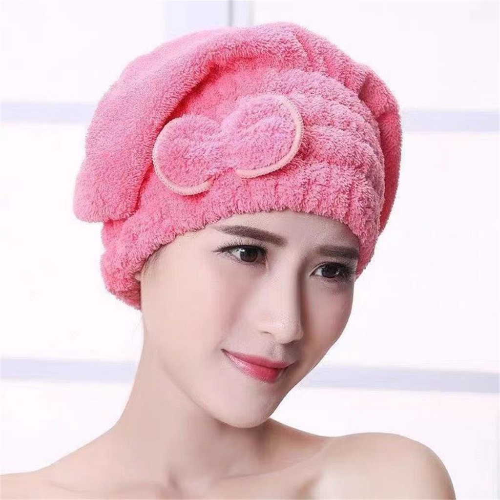 Touca Toalha De Secar Cabelo Microfibra Anti Frizz Pós Banho/TOUCA DE ...