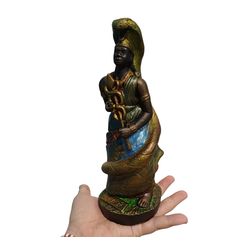 Imagem Orixá Oxumare Em Gesso Candomblé | Shopee Brasil
