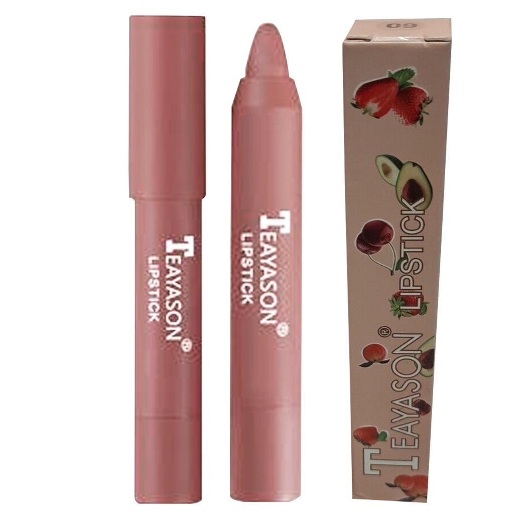 Lápis Batom De Veludo Mate À Prova D'água Teayason Lipstick Nº4 ...
