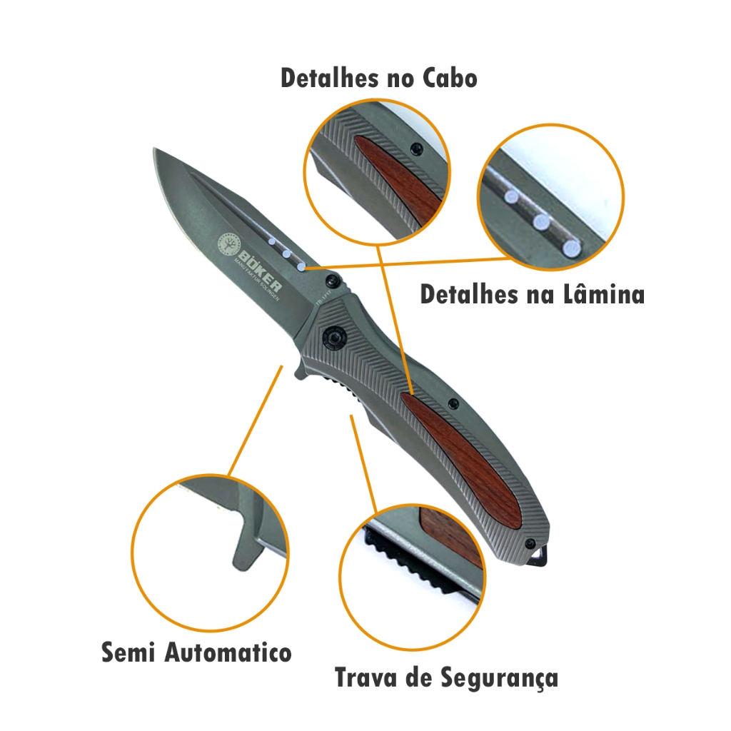 Canivete Militar Tático Com seu NOME | Shopee Brasil