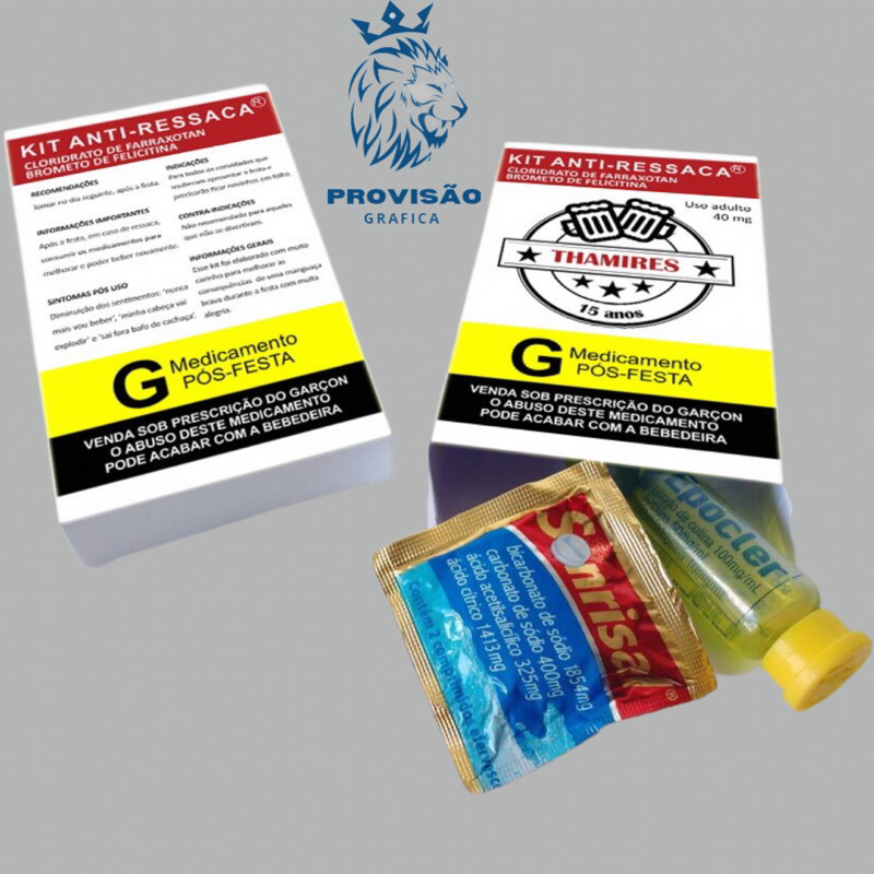 caixa de lembrancinha kit ressaca personalizado | Shopee Brasil