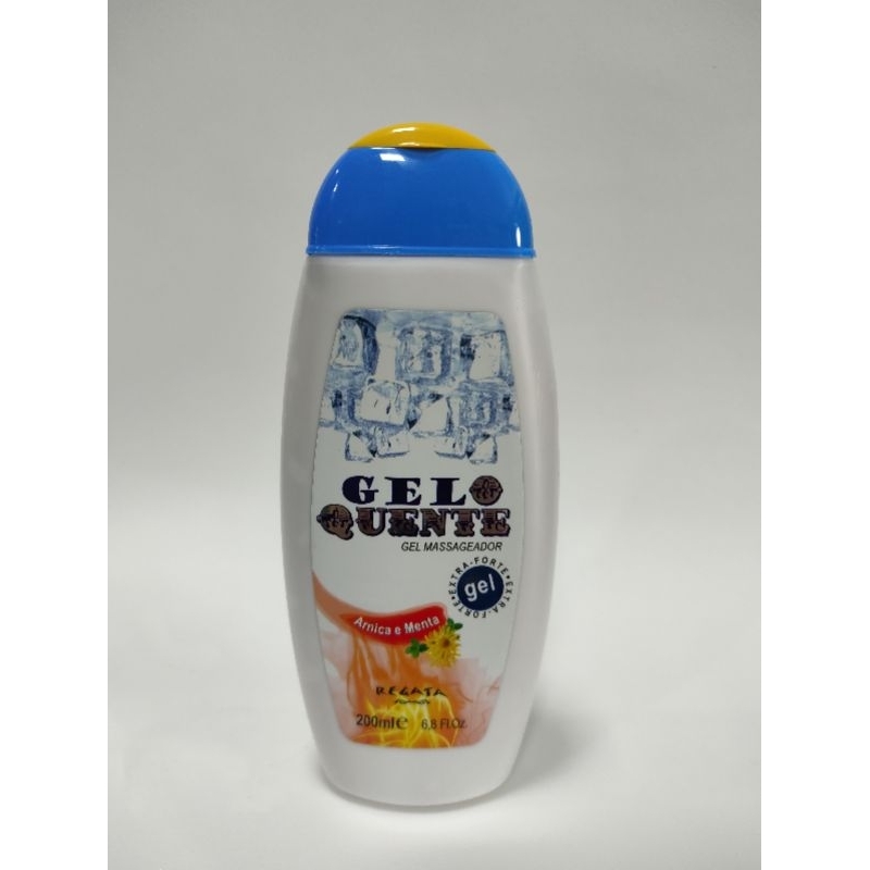 Gel para Massagem Gelo Quente REGATA 200ml | Shopee Brasil