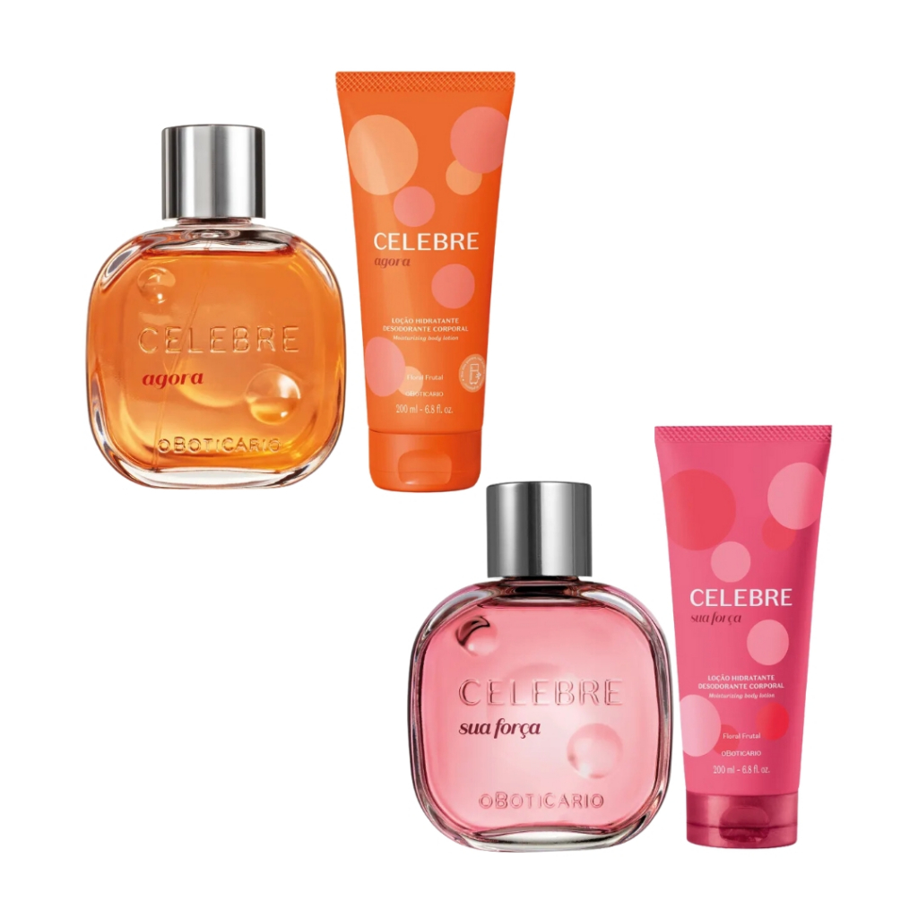 Perfume Celebre Agora ou Celebre Sua Força Feminino Desodorante Colônia ...