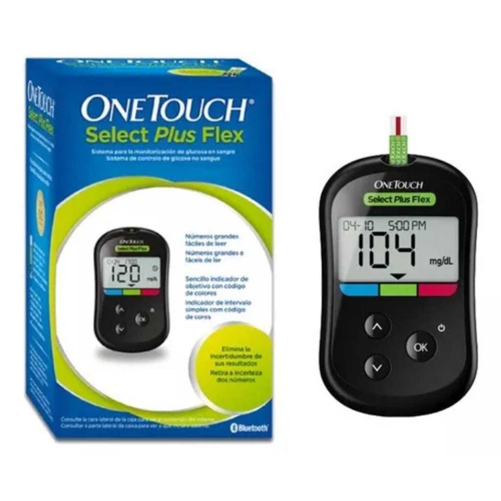 Aparelho medidor Glicose Onetouch Select plus Flex | Shopee Brasil
