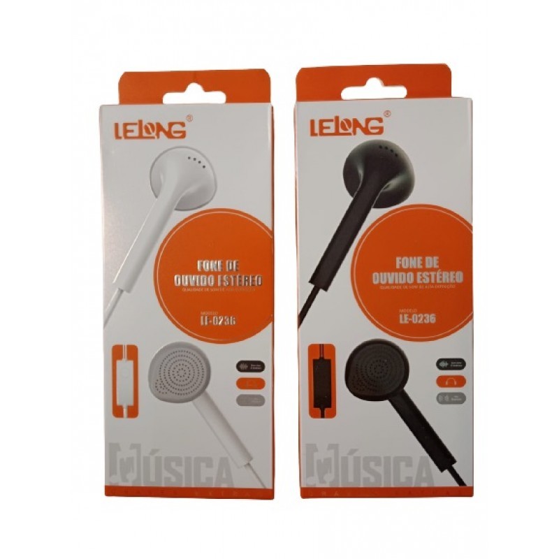 Fone de Ouvido Estereo LELONG LE-0236 | Shopee Brasil