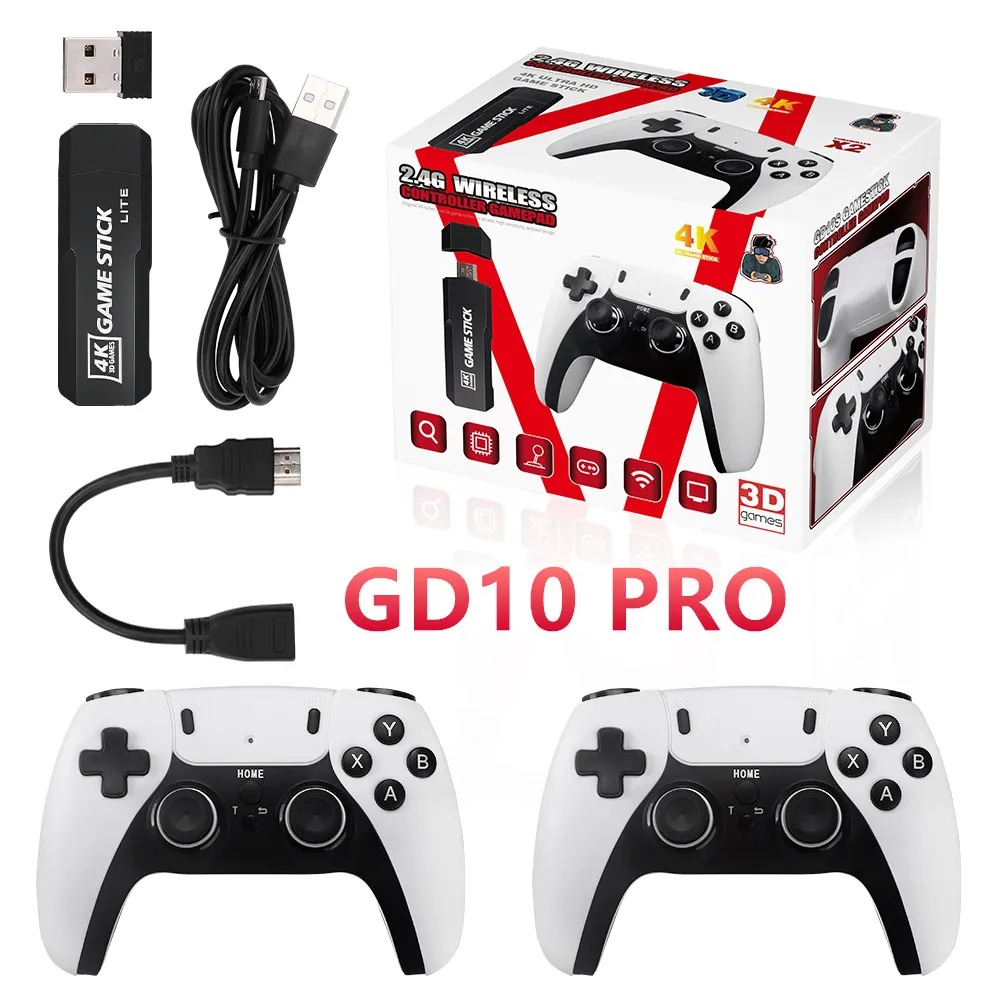 Videogame Retro Game Stick GD10 Pro 40000 Jogos Clássicos e 2 Controles ...
