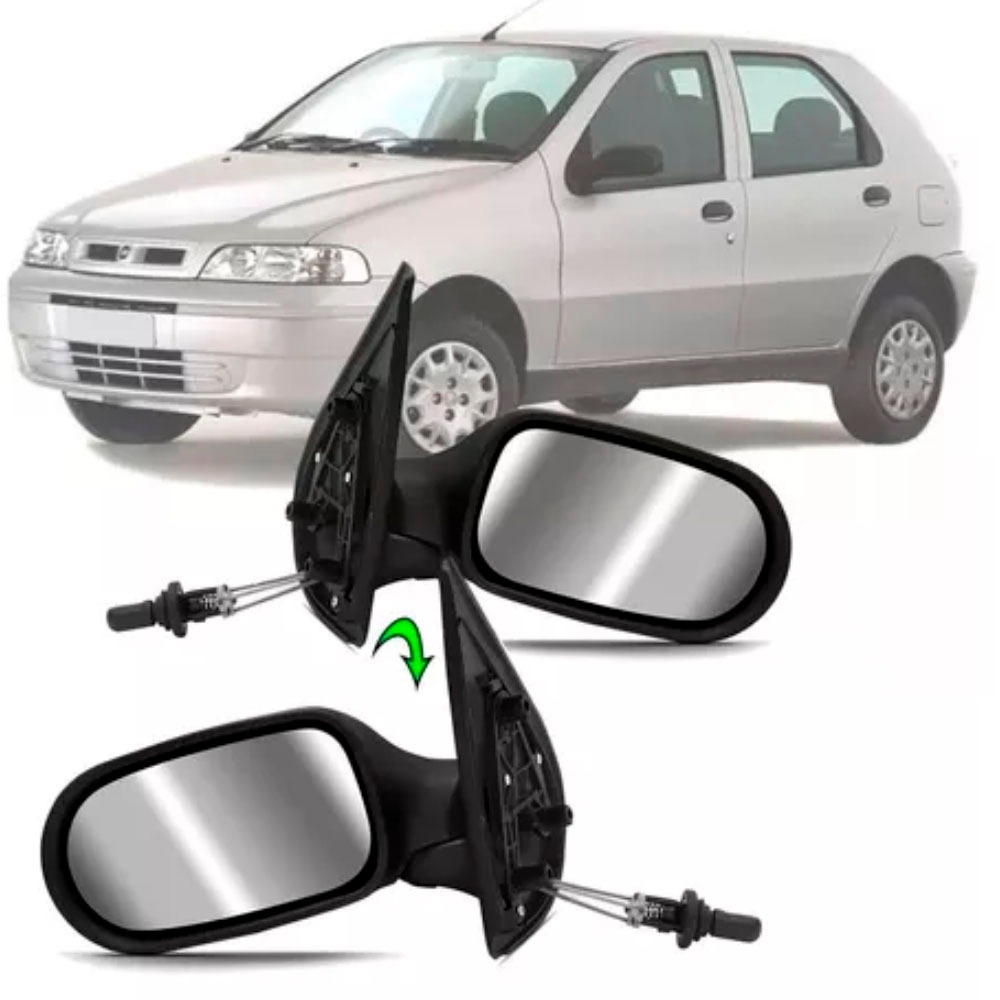 Retrovisor Fiat Palio 2001 2002 2003 4 Portas C/ Cont - Rtc | Shopee Brasil