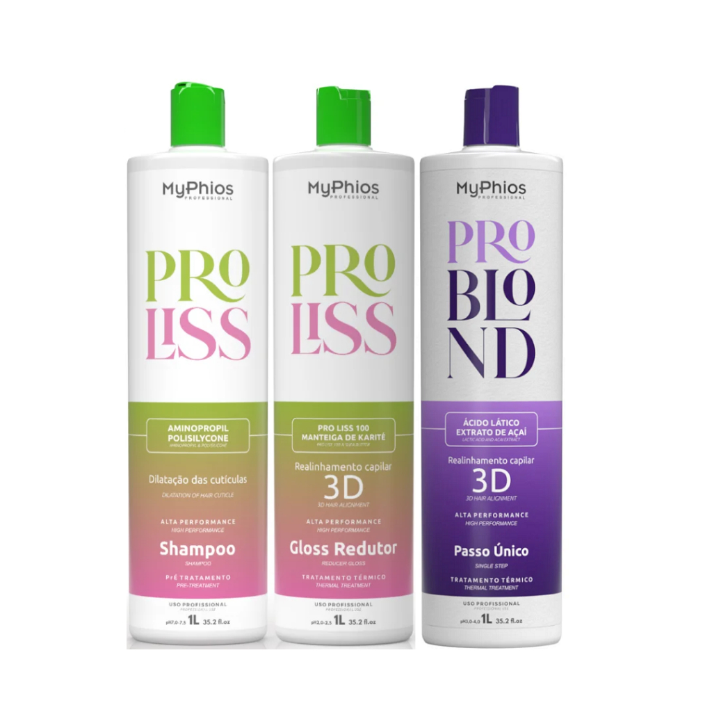 Myphios Progressiva Blond + Myphios Progressiva Pro liss kit | Shopee ...