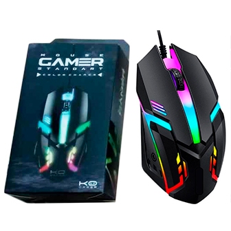 Mouse Gamer Usb Led Rgb Com Fio GB54470 | Shopee Brasil